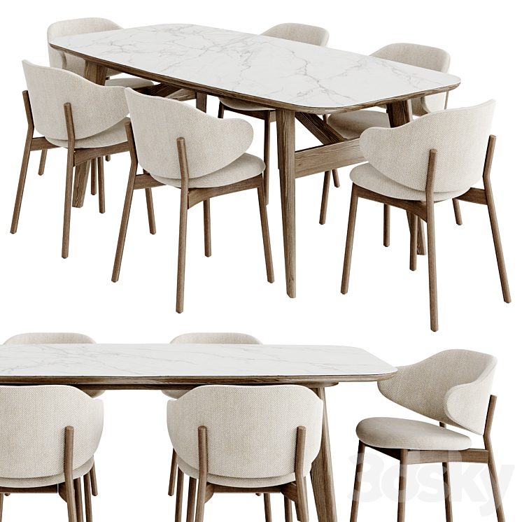 میز نهار خوری مدرن شماره 134 – Modeleto