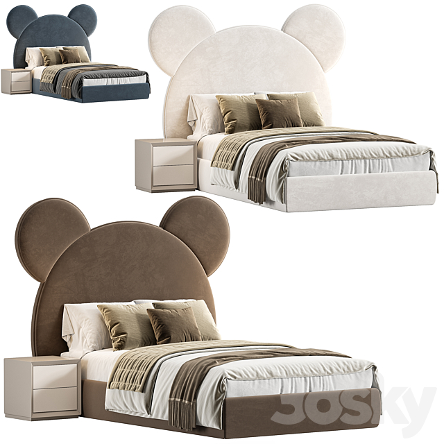 تخت کودک شماره 261 – Modeleto