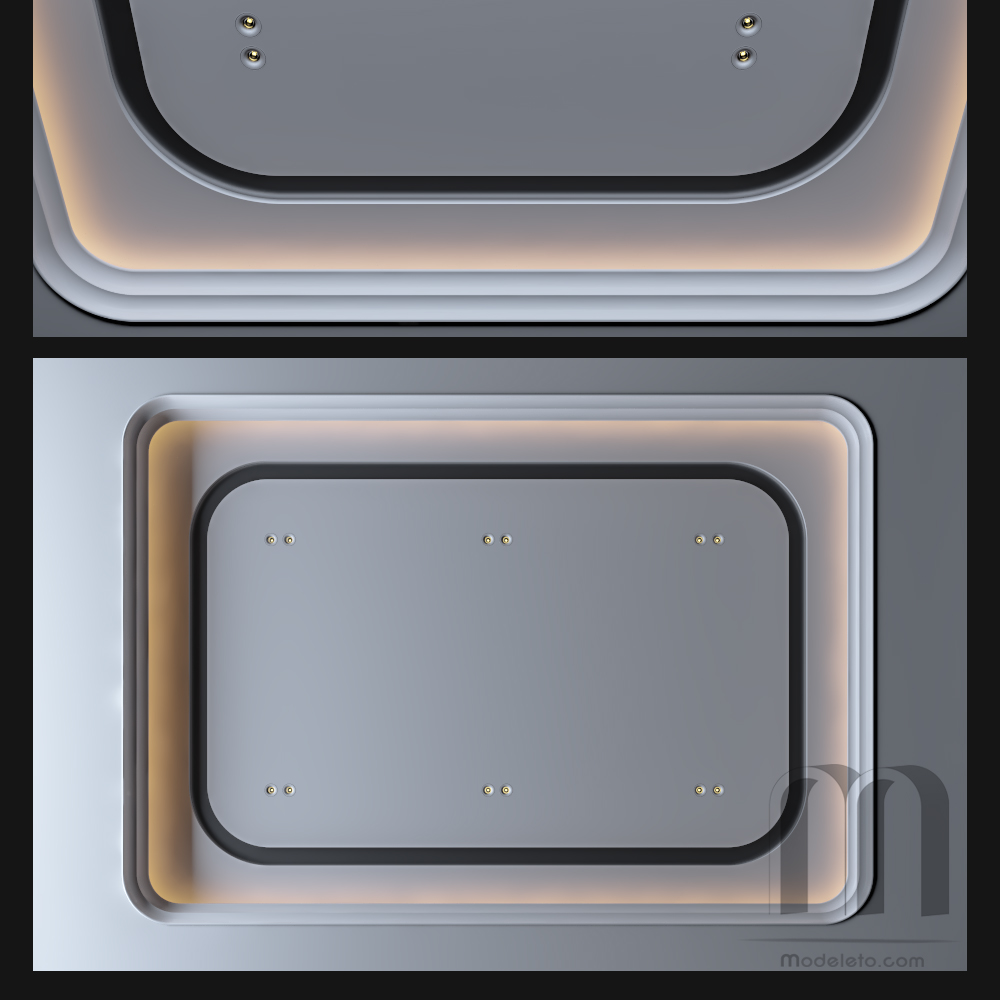 سقف مدرن شماره 001 - Modeleto