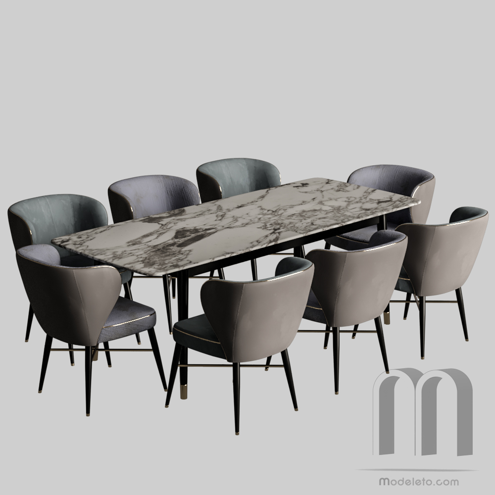 میز نهار خوری مدرن شماره 048 - Modeleto