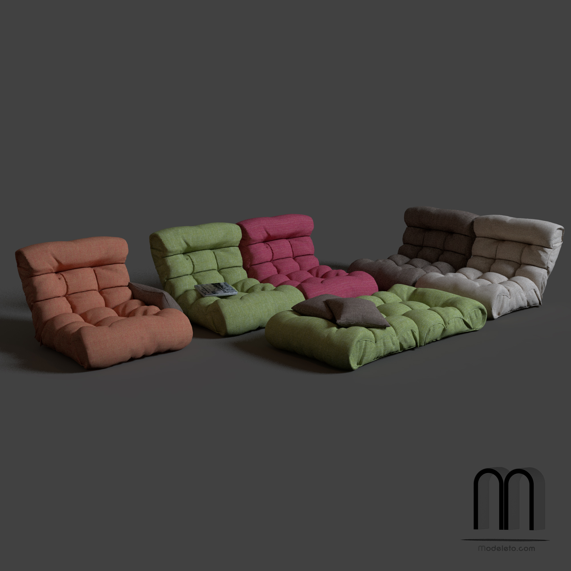 کاناپه مدرن شماره 011 - Modeleto